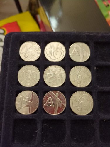 Royal Mint 2018 10p Alphabet Coins A-Z 9 Coins | eBay UK