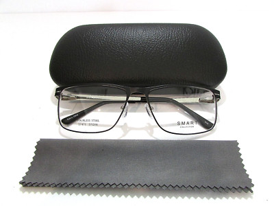 Clariti Smart Collection S7471 C1 Black/Silver Eyeglasses Rx-Able Frame ...