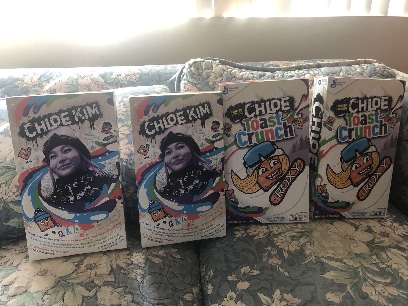 4 Chloe Toast Crunch Cinnamon Limited Edition Cereal (2022) | eBay