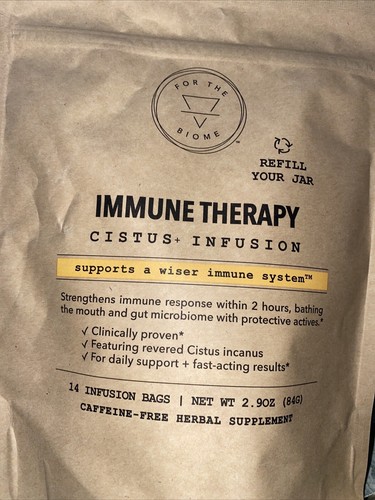Cistus Infusion FOR THE BIOME Immune Support Boost Therapy 14 Tea Bags ...