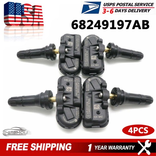 68249197AA (4) TPMS For DODGE RAM 1500 2500 3500 14-2018 TIRE PRESSURE ...