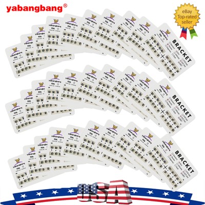 Dental Ortho Metal Brackets Braces Mini/Standard Roth/MBT.022 Hook 345 ...