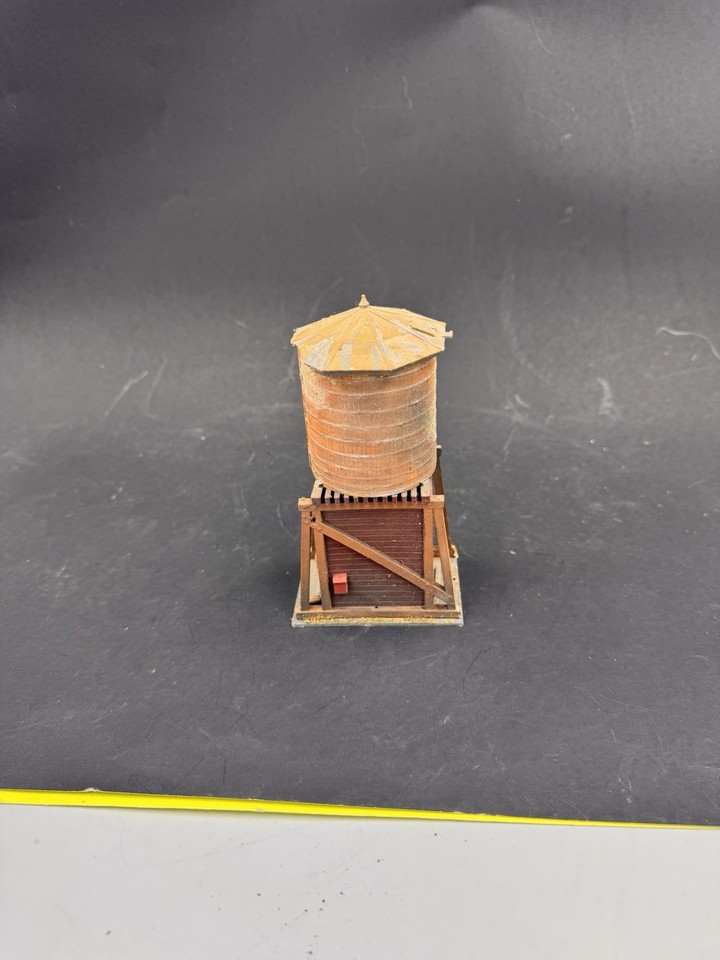 Vintage Built HO 1/87 Scale Trackside Water Tower Building Model ...