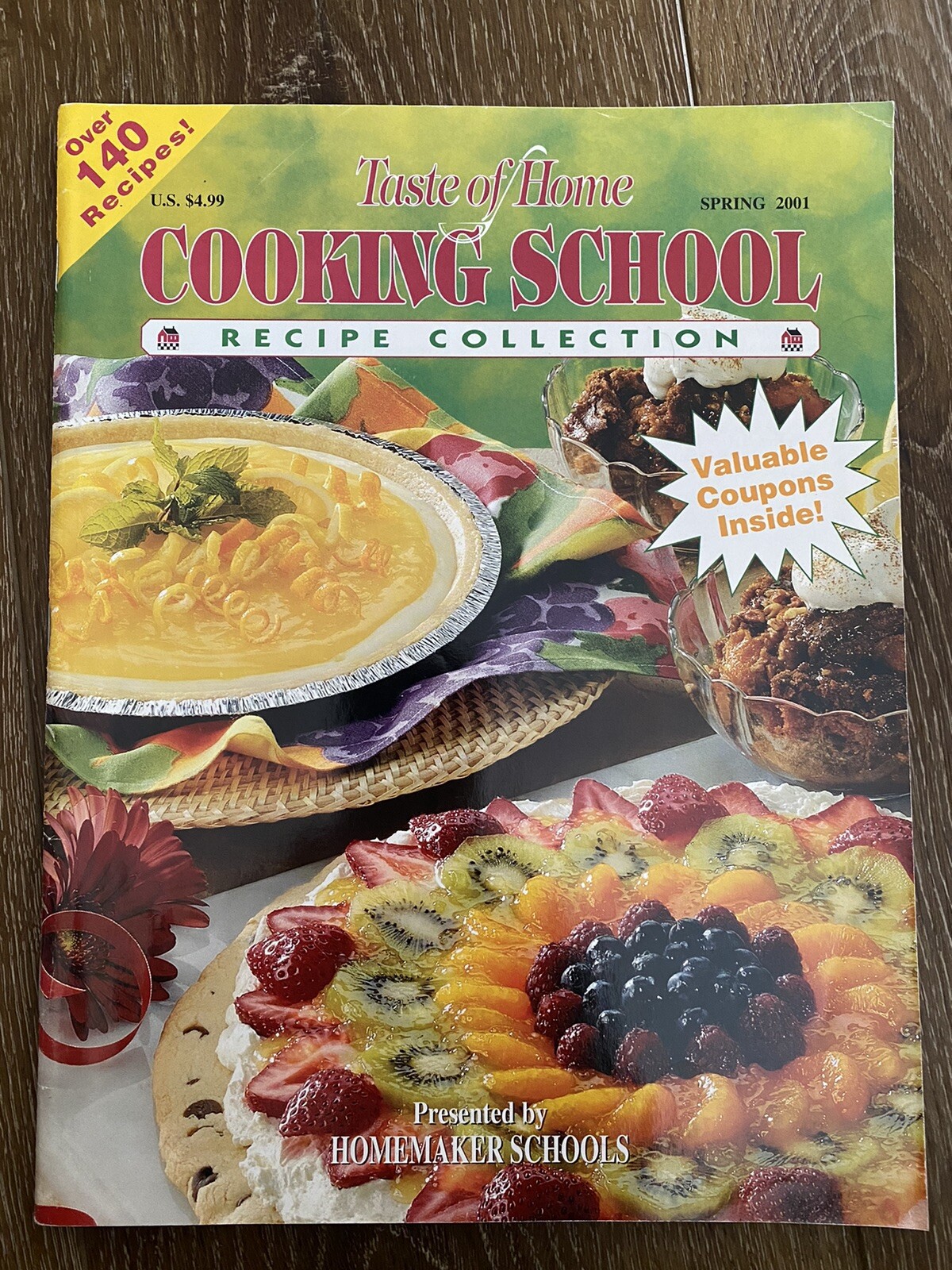 Vintage Taste Of Home Cooking School Spring 2001 Recipes Collection ...