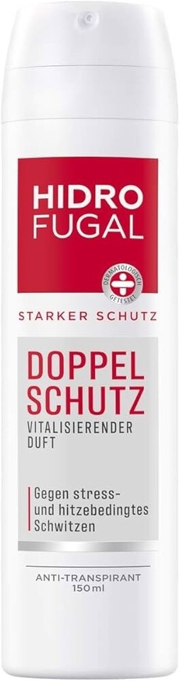 Hidrofugal antiperspirant spray DOUBLE PROTECTION 150ml/5 oz -FREE ...
