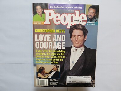 PEOPLE Magazine April 15, 1996 - CHRISTOPHER REEVE 4A | eBay