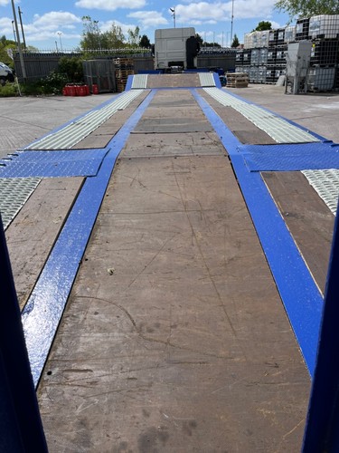 2002 ANDOVER LOW LOADER TRAILER HYDRAULIC RAMPS REAR LIFT AXLE 12 ...