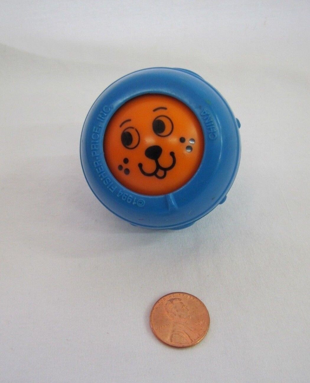 Fisher Price Roll Around Ball Roll-A-Round Blue Ball Toy Ride-A-Round ...