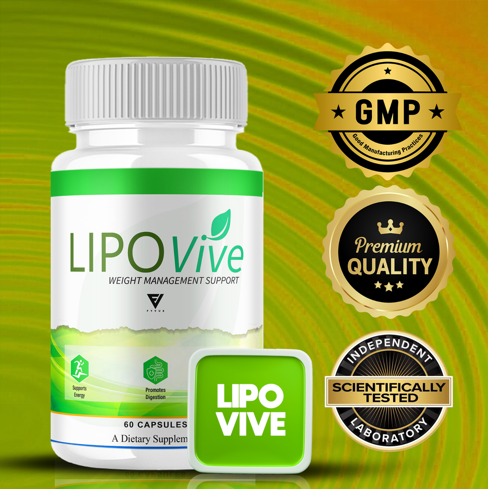 (5 Pack) Lipovive Capsules Lipo Vive Advanced Wellness Formula (300 ...