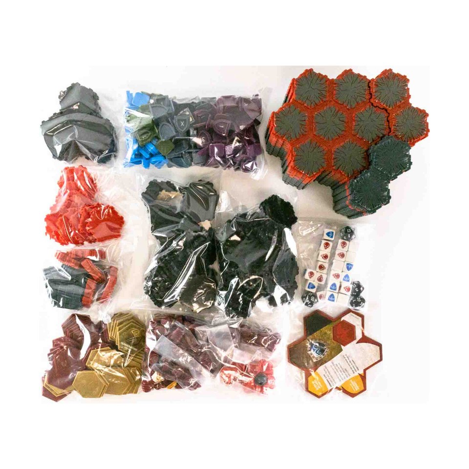 WOTC Heroscape Co Heroscape Terrain Collection #46 - 218 hexes on 125 ...