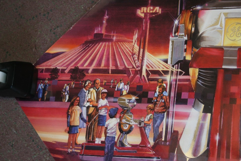Vintage Rare Disney Epcot Horizons GERO General Electric Robot Poster ...