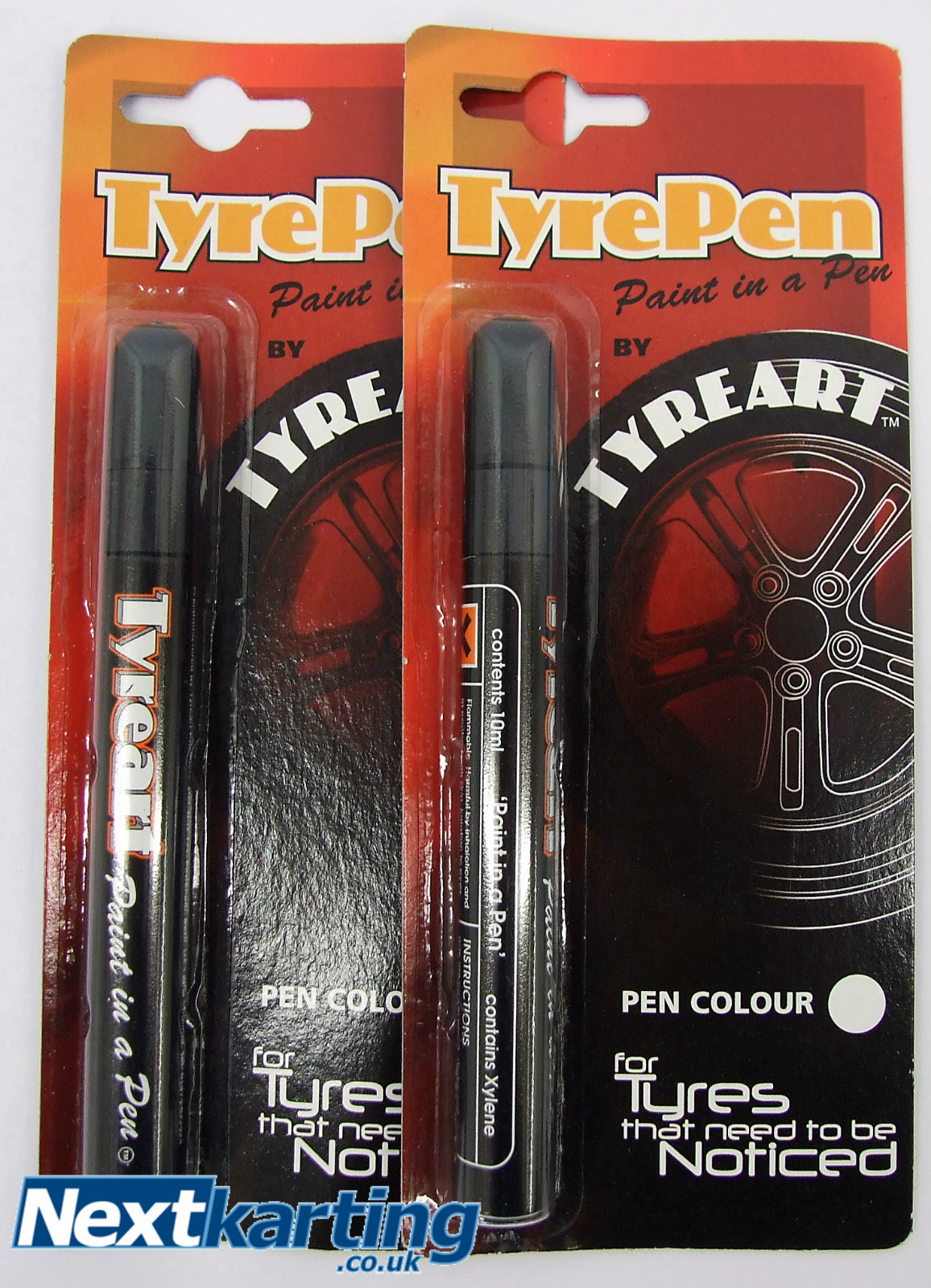 Go Kart Tyre Pen Blue Pack Of 2 / Tyreart / Rotax Tkm / Race Bike & Car ...