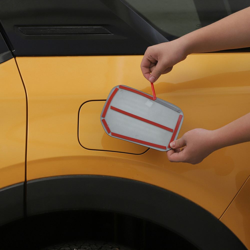 Fuel Filler Gas Cap Tank Door Trim for 2021+ Ford Bronco Sport Black ...