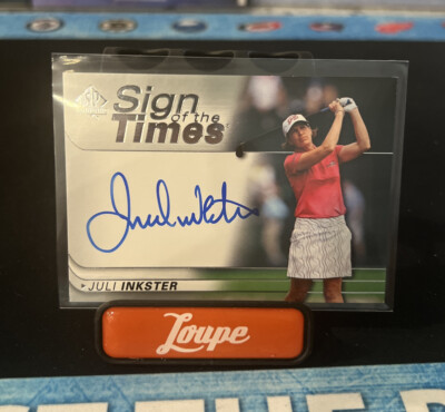 2021 SP Authentic Golf Juli Inkster Sign Of The Times Autograph | eBay