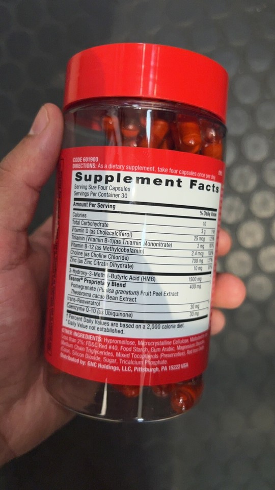 GNC Mega Men Mega Men - Ultra Testosterone Total Test Booster - 120 ...