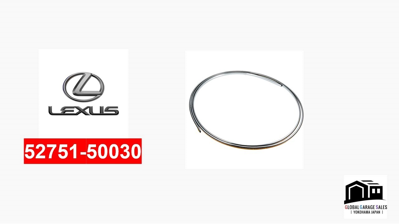 LEXUS 52751-50030 FACTORY FRONT CHROME BUMPER MOULDING 2001-2006 LS430 ...