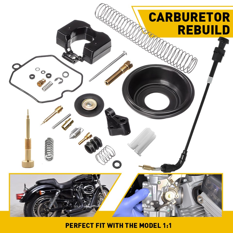 Carburetor Rebuild Kit Choke For Cable Harley-Davidson Sportster 883 ...