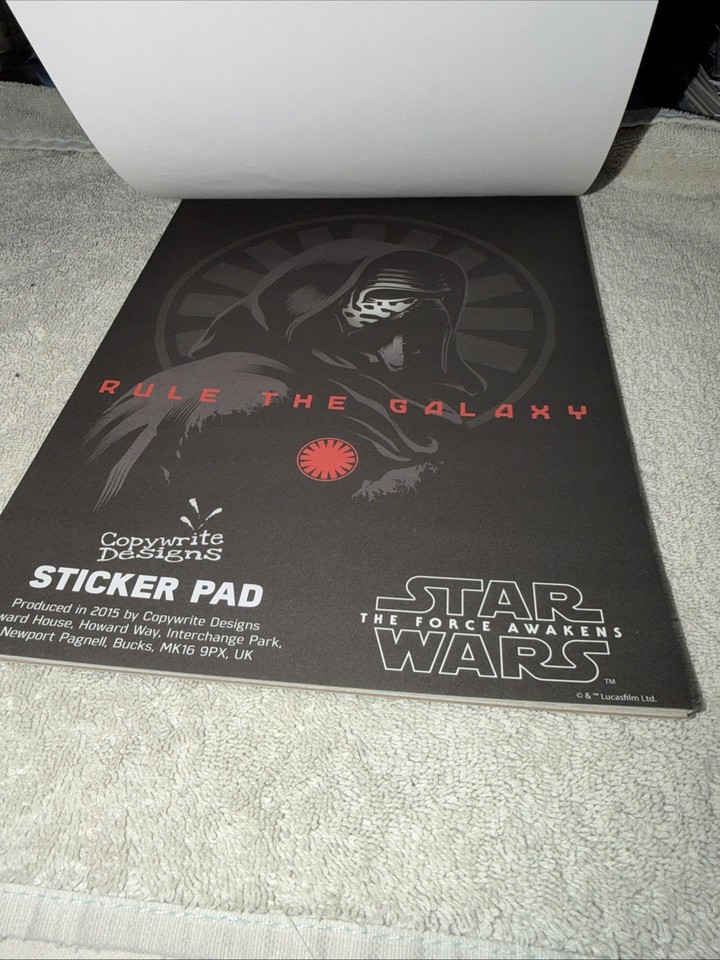 Star Wars A4 Sticker Pad (7 Full Colour Sheets & 26 Stickers) | eBay UK