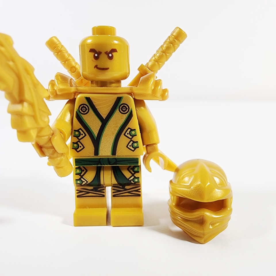 Lego Lloyd Minifigure Golden Ninja Ninjago Final Battle 70505 70503 ...