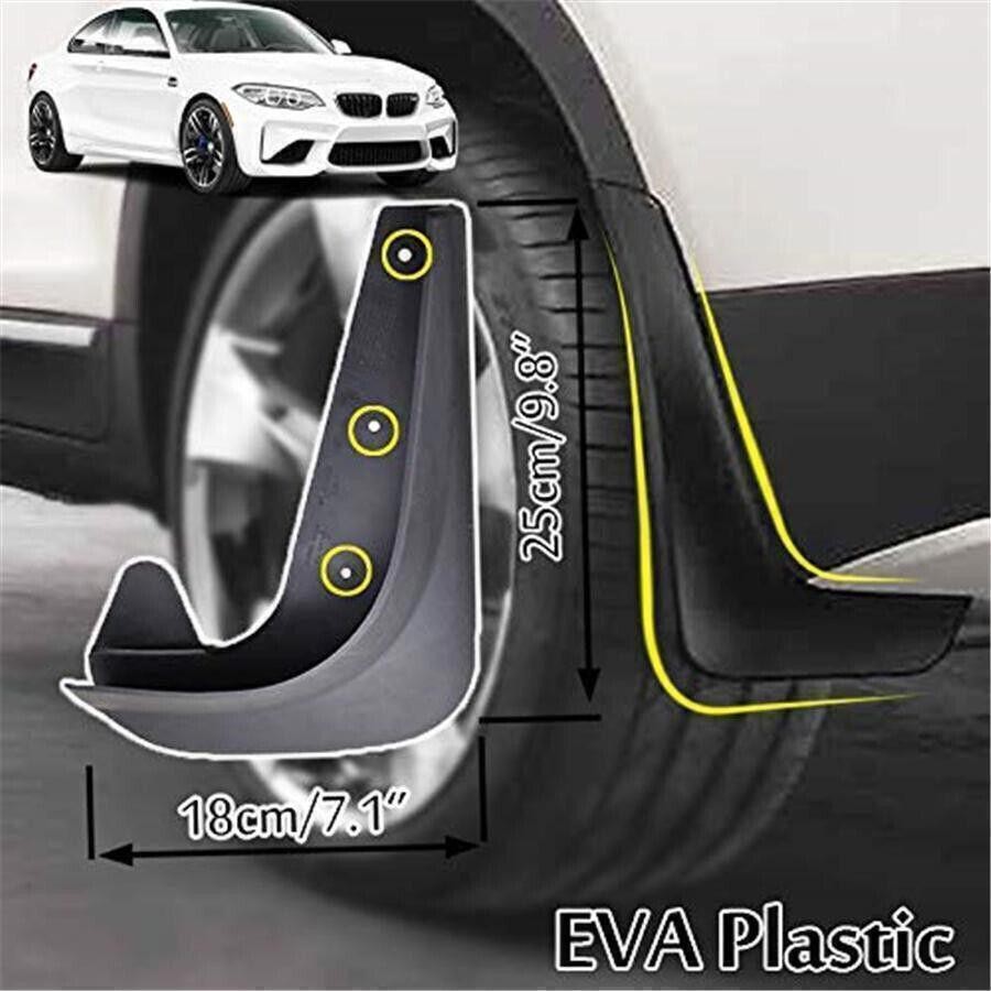 4x Car SUV Mud Flaps Splash Guards for Front Rear Universal Auto ...