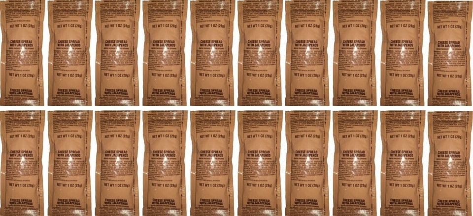 MRE Cheese Spread Variety Packs: Cheddar, Jalapeno or Bacon - 2022 ...