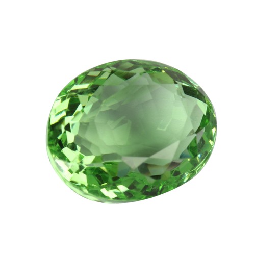 Hydrothermal Light Green Oval Cut 85 Carat Lab Created Amethyst for ...