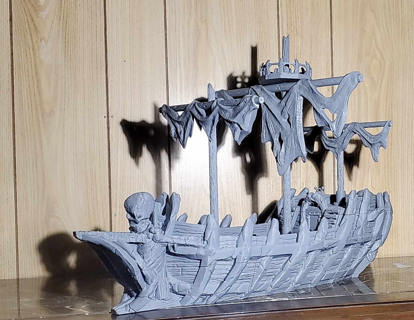 Undead Galley Pirate Ship Boat Terrain Scenery D&D 28mm Miniature DnD ...