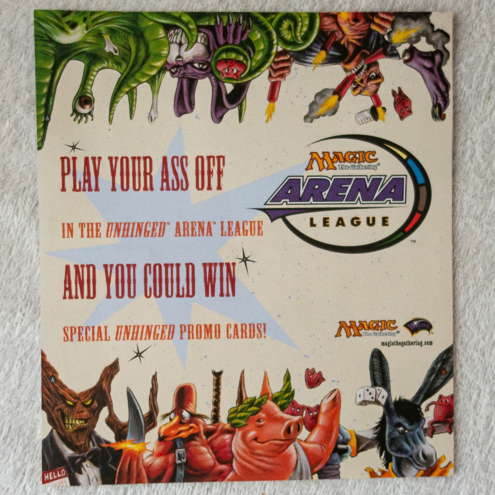 MTG 1 Empty UNHINGED Booster Box - Magic the Gathering - No Packs ...