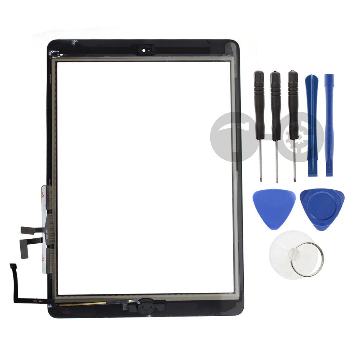 Touch Digitizer Screen+Home Button Flex For Apple iPad Air.A1474,A1475 ...