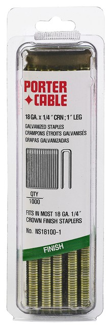 PORTER-CABLE Pns18100 5000pk Narrow Crown Staples for sale online | eBay