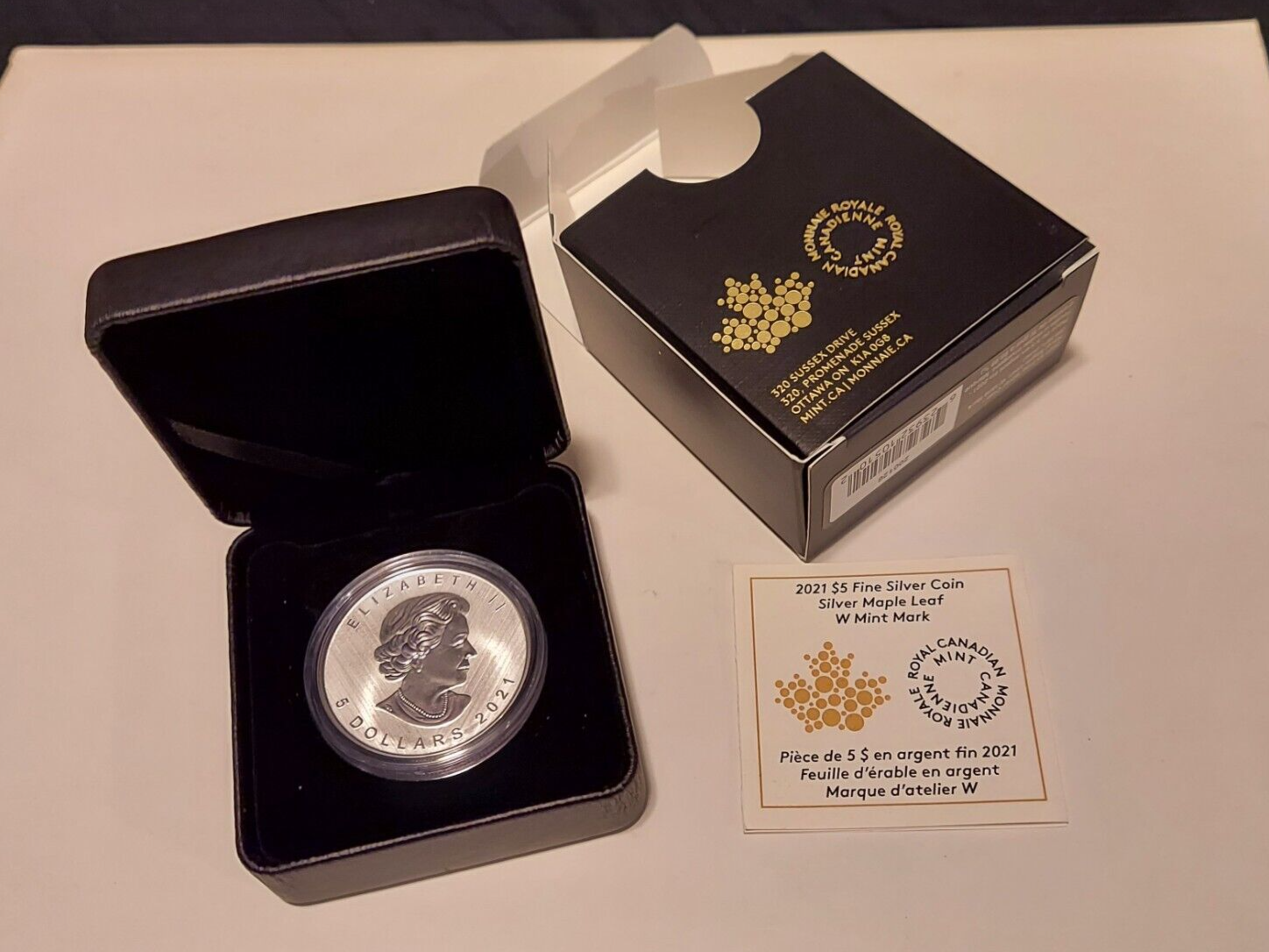 2021 W Mint Mark Canada $5 Silver Maple Leaf 1 Oz | eBay