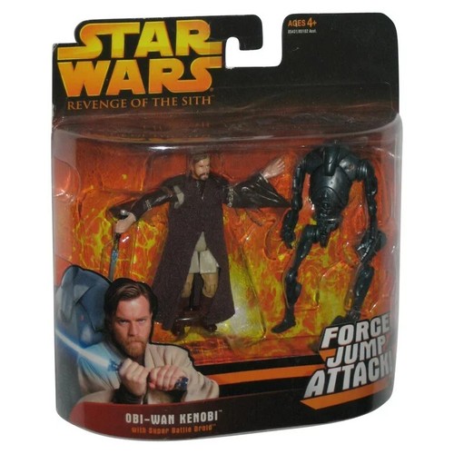 Star Wars Revenge Of the Sith Obi Wan Kenobi and Super Battle Droid ...