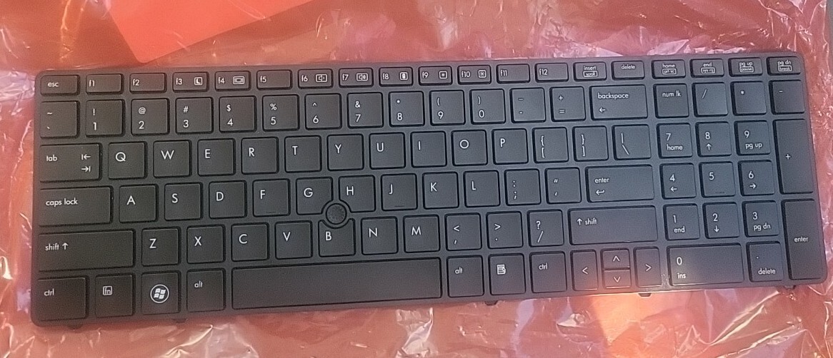 Genuine HP EliteBook 8570p Keyboard 690401-001 for sale online | eBay