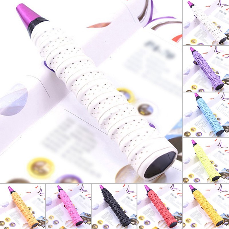 9 Color Handle Grip Tape Sweat Absorbing Water Absorption Badminton ...