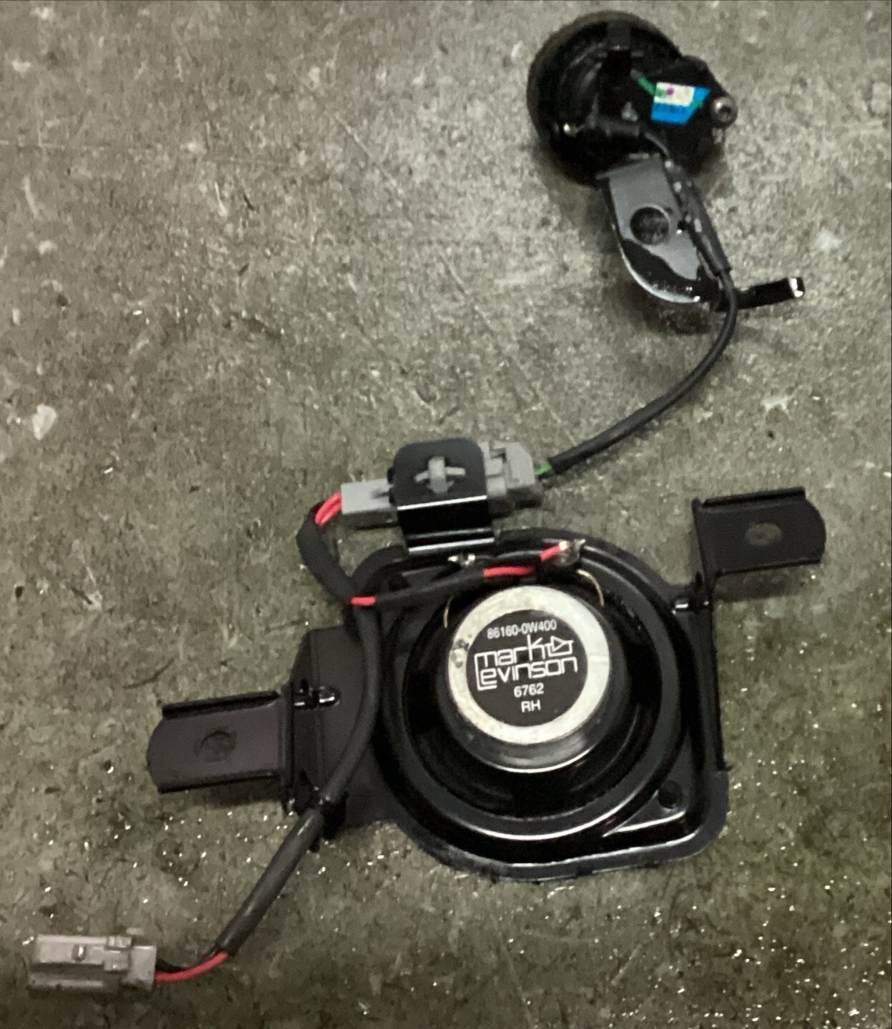 02-10 LEXUS SC430 PASSENGER SIDE UPPER MID LEVEL MARK LEVINSON TWEETER ...