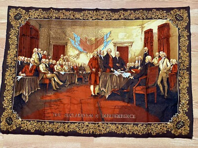 Hamilton Fans-Declaration of Independence Tapestry Rug Blanket TURKEY ...