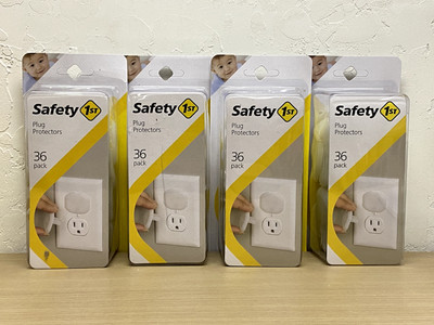 4 Packs Safety 1st Plug Protectors Child Baby Proof Shock Guard 144 ...