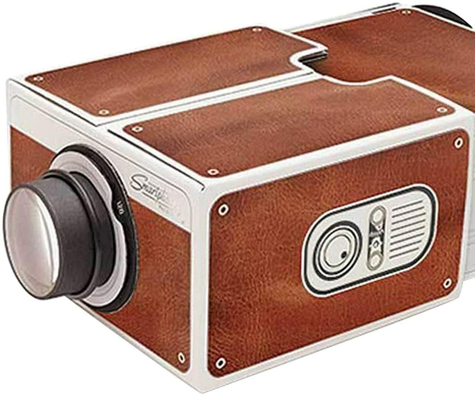 TISHITA Cardboard Smartphone Portable Projector Mini Home Cinema Cinema ...
