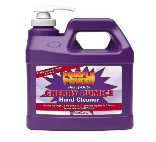 PURPLE POWER HEAVY-DUTY CHERRY PUMICE HAND CLEANER 64 FL. OZ. | eBay