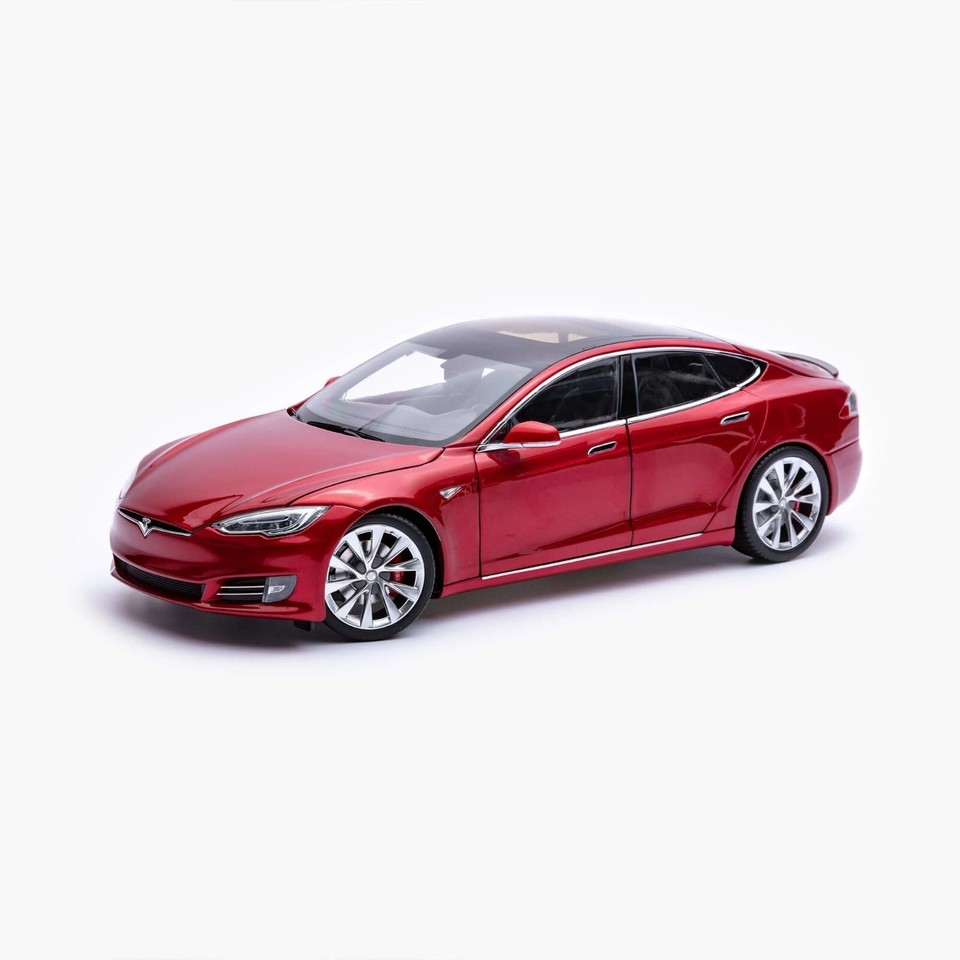 TESLA 1:18 Scale Model S Diecast Model Car 5 Colors Official Goods | eBay