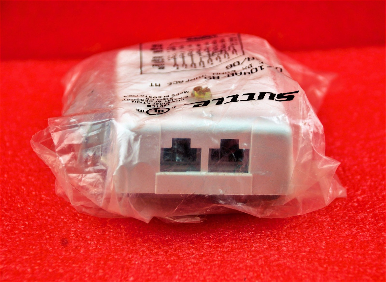 SUTTLE SE-104AB-85 Block DX CONN Surface MT Biscuit For RJ45 CAT5E 8C ...