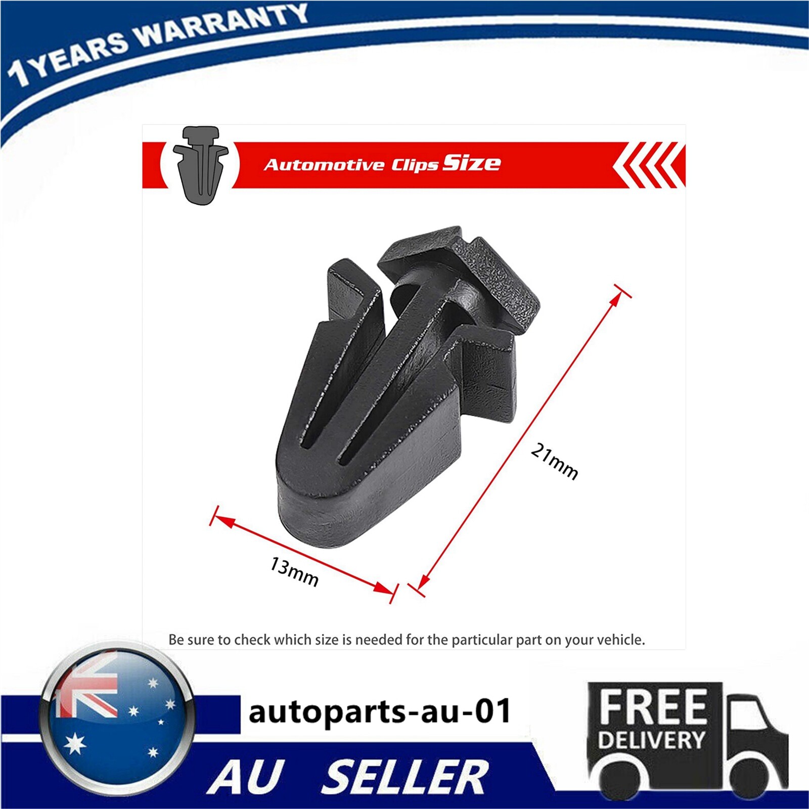 10x New Front Grille Clips For Nissan Navara D22 Patrol GQ Y60 Ford ...