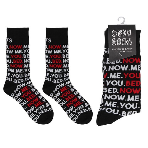 Shots Sexy Socks Me.You.Bed.Now. Anniversary Valentines Day Gift ...