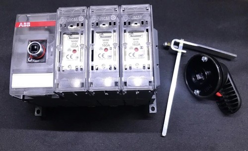 ABB PowerLine OS Switch Fuse OS 160D03BBW - 1SCA022556R3710 With fuses ...