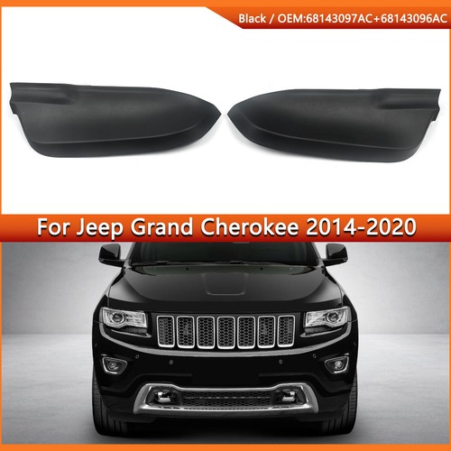 Pair For 2014-20 Jeep Grand Cherokee Front Bumper Filler Panel ...