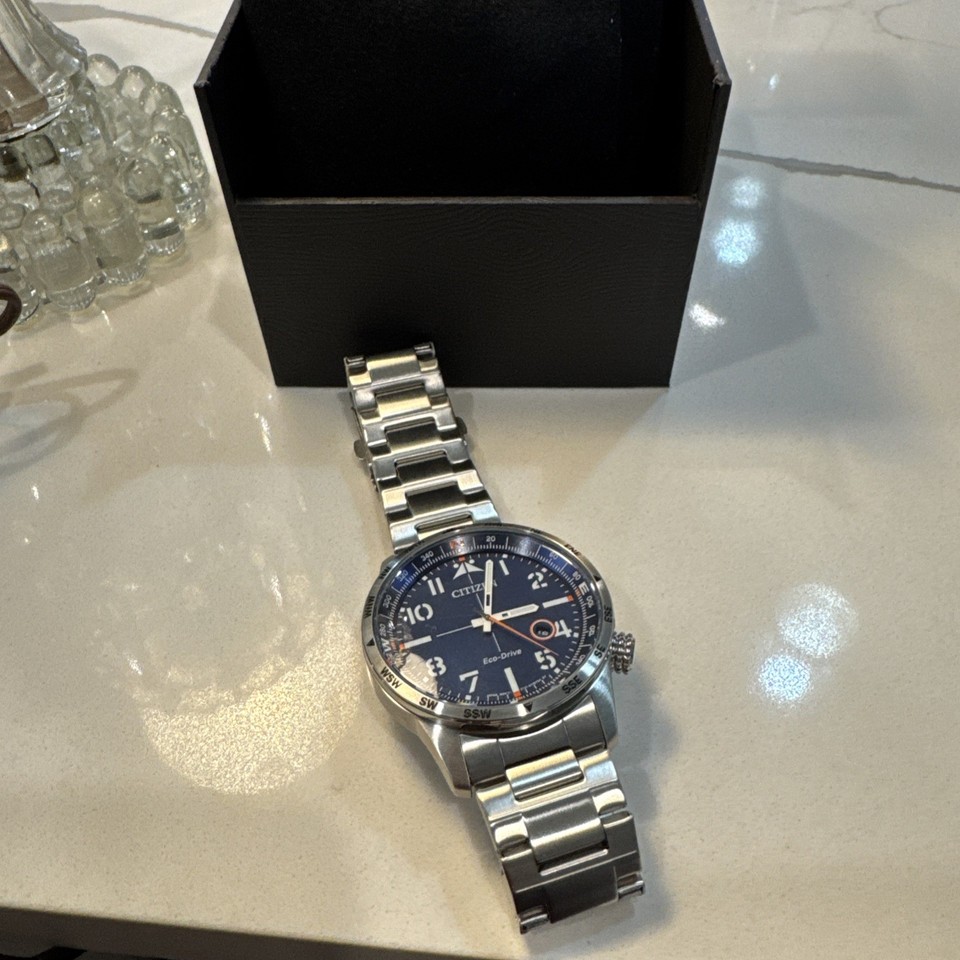 Citizen Eco-Drive Men's Blue Dial Watch (CA0790-83L) | eBay