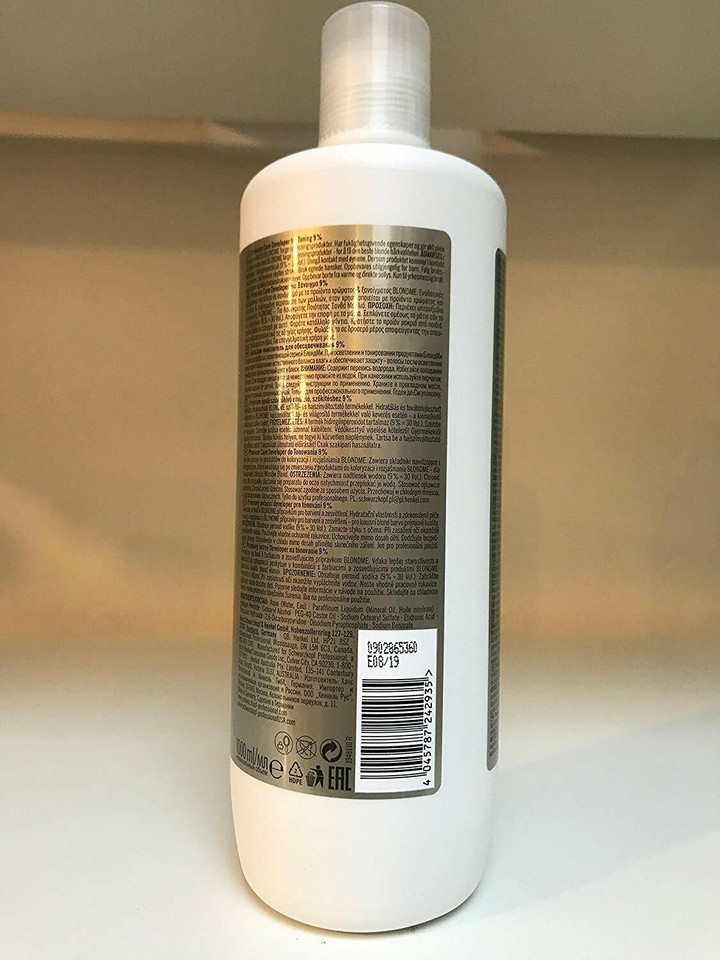 Schwarzkopf BlondMe Premium Care Developer 9% / 30 VOL - 33.8 fl. oz ...