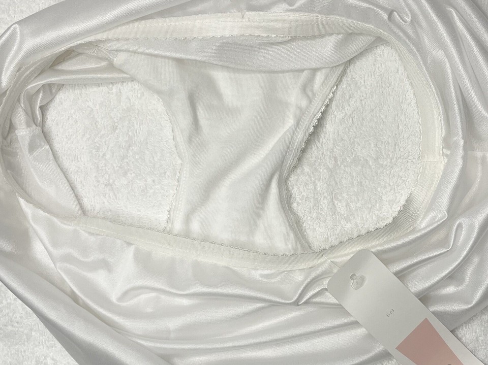 Shadowline White Nylon Full Classic Granny Panty Briefs Sheer Sissy 6 M ...