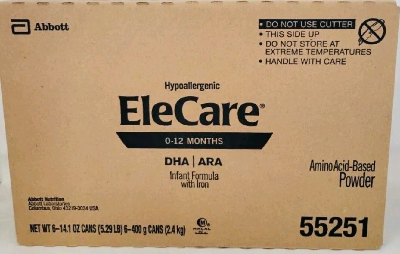 ⚡️Sealed Case EleCare Infant Hypoallergenic DHA/ARA Formula-14.1oz ...