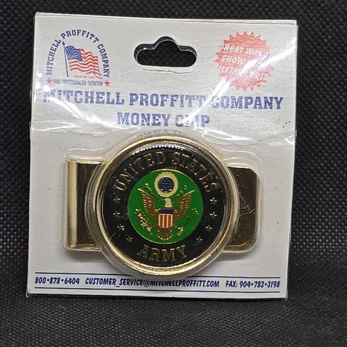 Mitchell Proffitt Company Money Clip UNITED STATES ARMY In Package | eBay